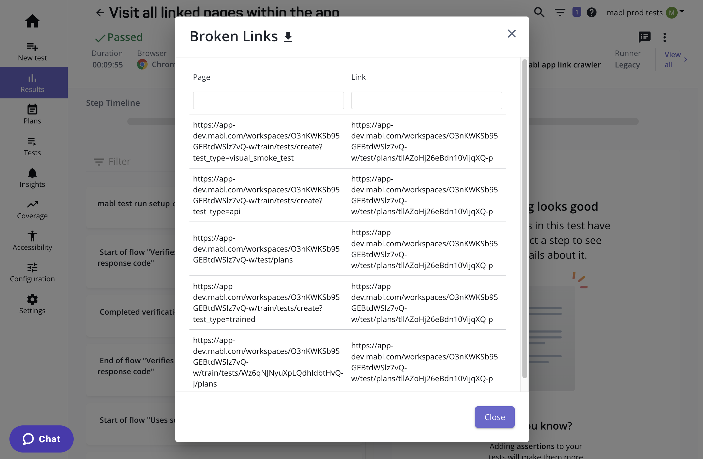 About the link crawler – mabl help