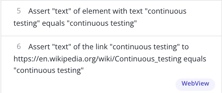 Testing in WebViews – mabl help