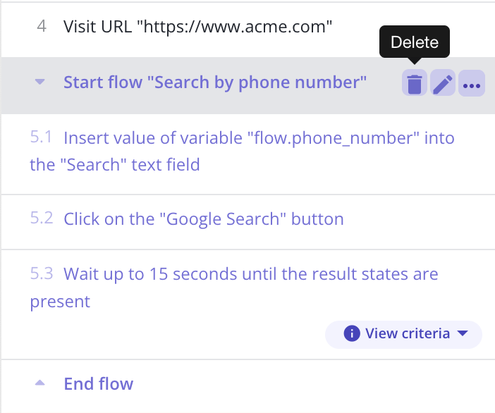 Using Flows Mabl Help 