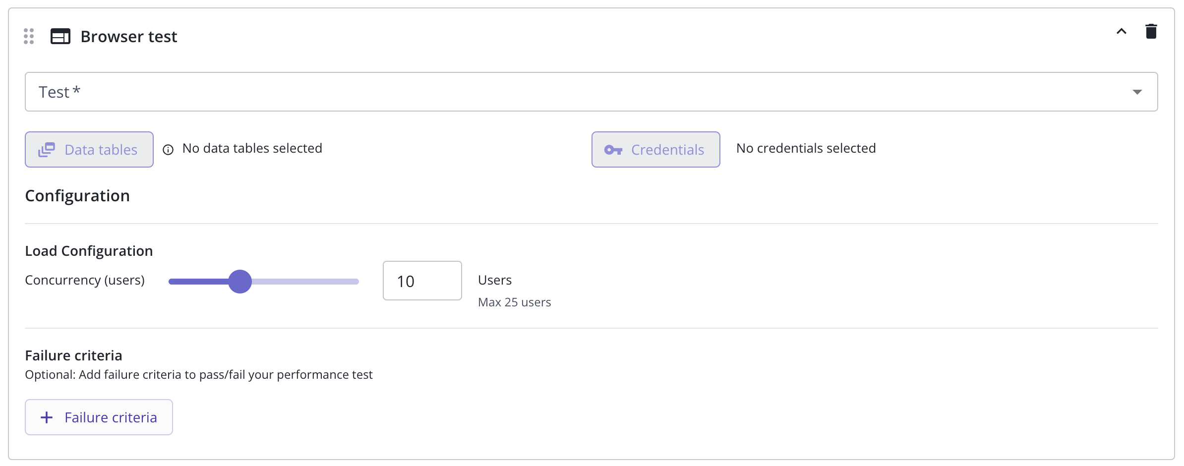 Creating Performance Tests Mabl Help