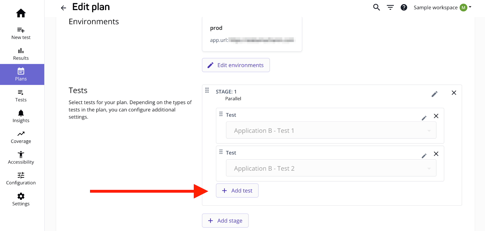 Adding tests to plans – mabl help