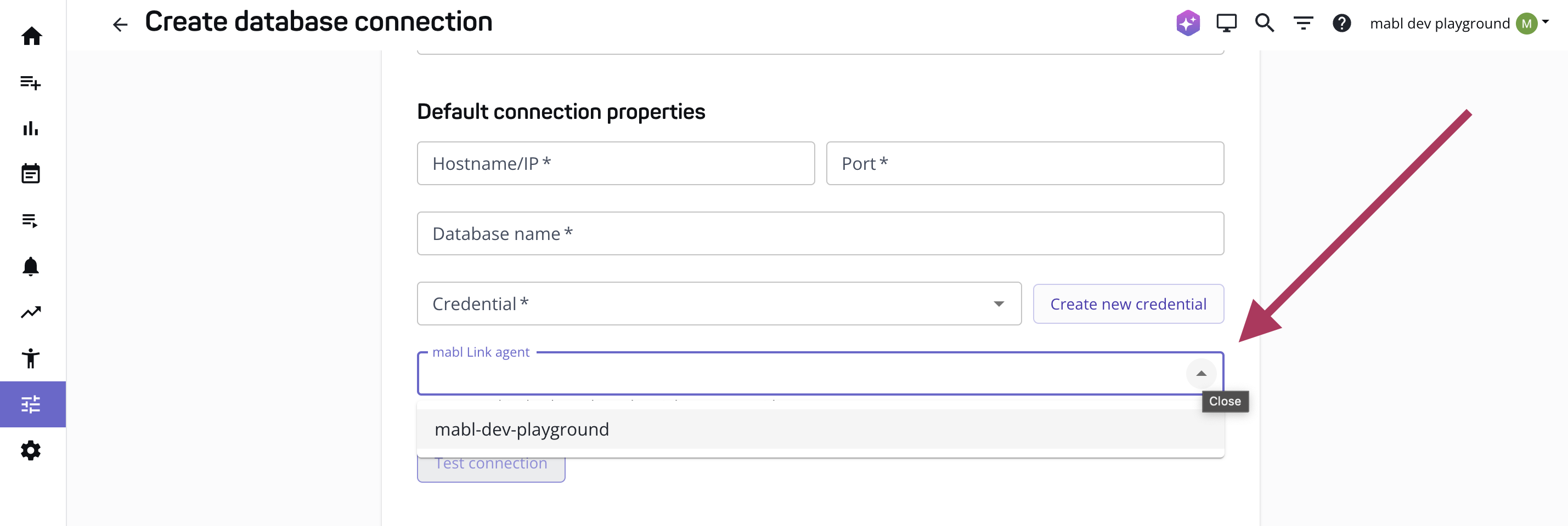 Querying private databases – mabl help
