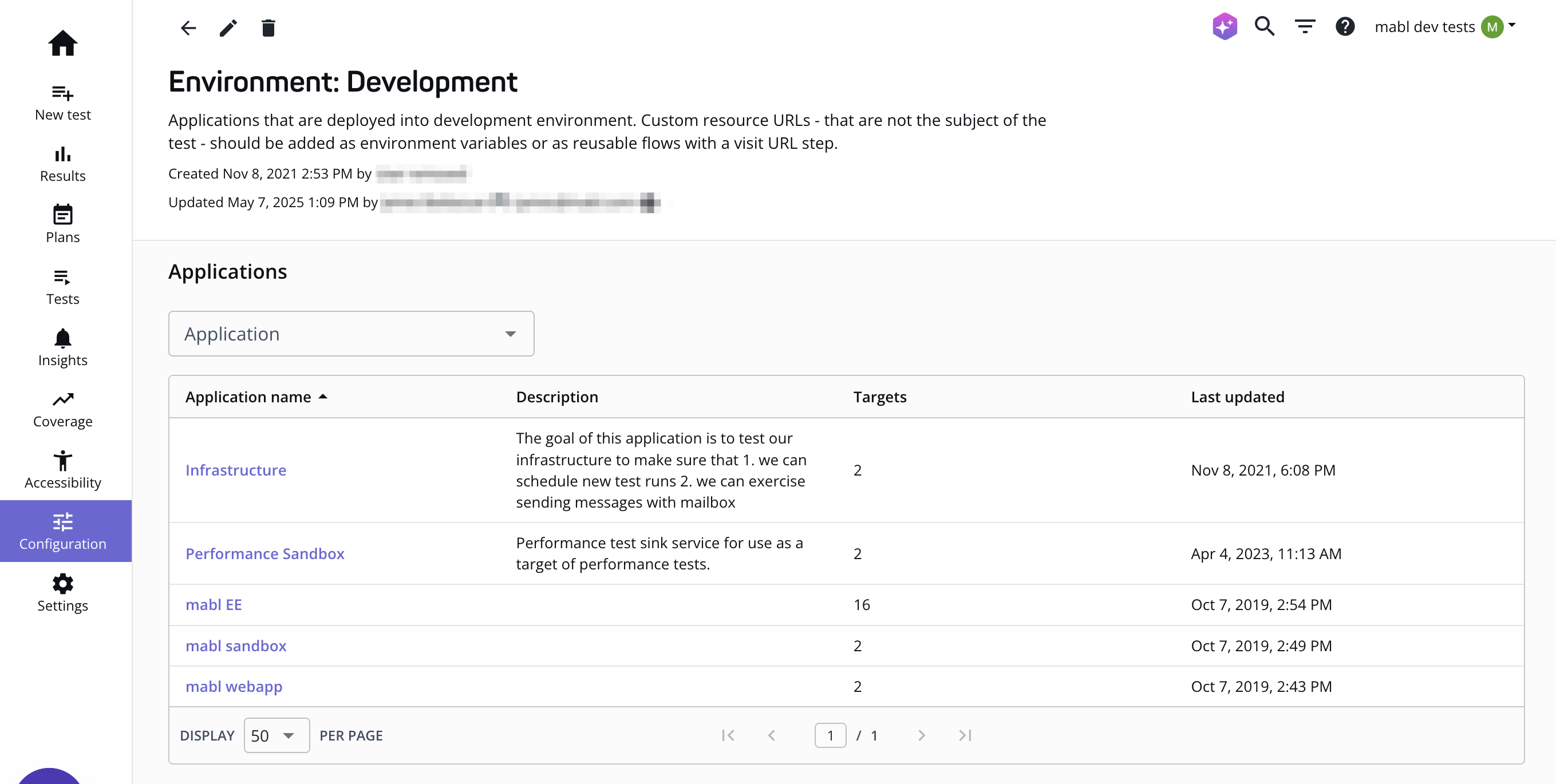 Environment variables – mabl help