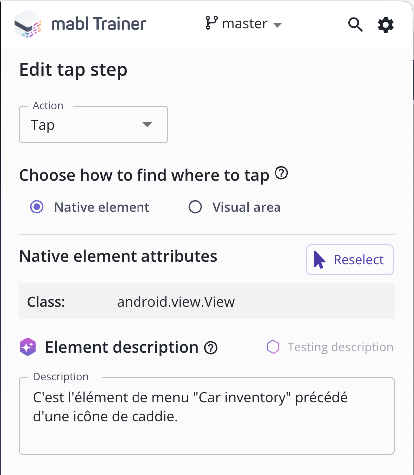 2025/11/06 - Additional languages for visual find element descriptions – mabl help